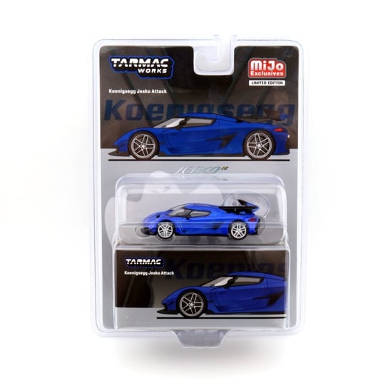 TARMAC WORKS Koenigsegg Jesko Attack Blue MiJo Exclusives Limited ...