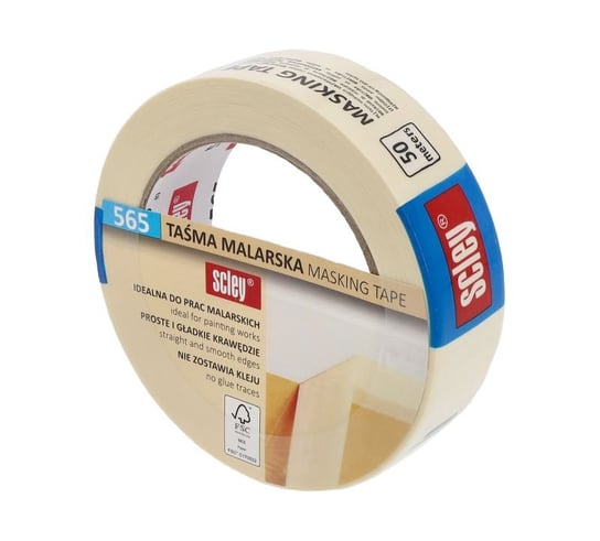 Taśma maskująca Scley 30mm x 50m *565* do odcinania kolorów - KAEM ...