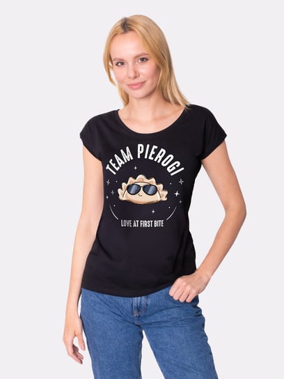 Team Pierogi / Koszulka Damska / Czarna - Nadwyraz.com | Moda Sklep ...