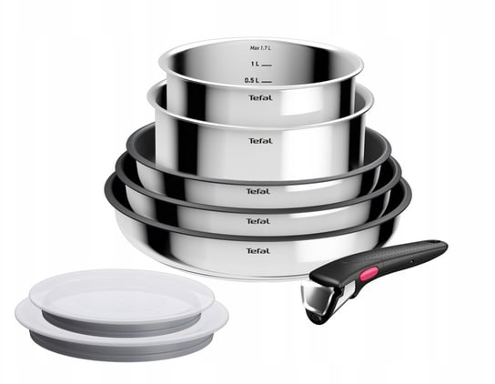 TEFAL INGENIO COOK EAT Zestaw garnków i patelni 8 elementów, odpinany uchwyt - Tefal | Sklep ...