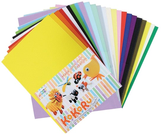 Tektura falista kolorowa A4 24 arkusze Pastello - Pastello | Sklep ...