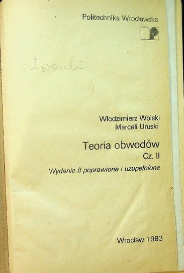 Teoria Obwodów cz.II - W opisie | Książka w Empik