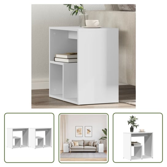 The Living Store Stoliki boczne - 2 szt. - białe - 50x30x50 cm - Stolik ...