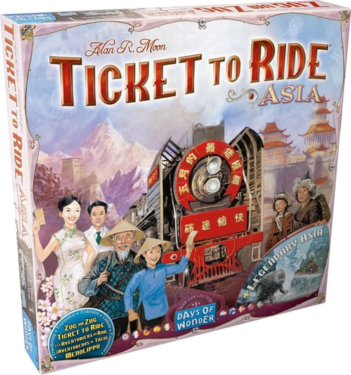 Ticket To Ride Map Collection Volume 1 Team Asia & Legendary Asia Board ...