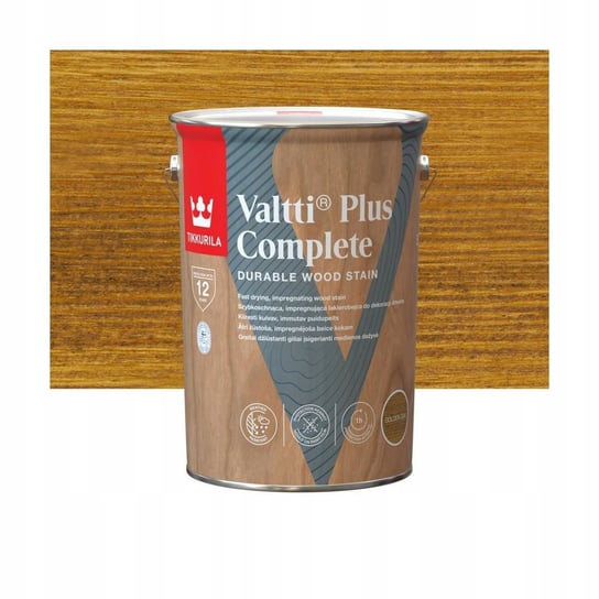 TIKKURILA VALTTI PLUS COMPLETE 5L GOLDEN OAK - Tikkurila | Sklep EMPIK.COM
