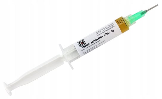 TOPNIK ALPHA RMA7 5g FLUX PASTA LUTOWNICZA ŻEL DO LUTOWANIA BGA SMD ...