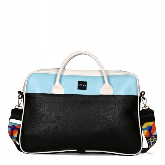 Torba Damska Na Ramie Laptopa Duża Ekoskóra Torebka EGO A4 Czarna - Ego ...