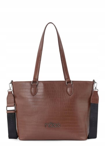 Torba Damska Shopperka Nobo O Fakturze Croco - Nobo | Moda Sklep EMPIK.COM