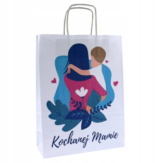torba na prezent 24x10x32 Kochanej Mamie torebka papierowa z nadrukiem - inna (Inny) | Sklep ...
