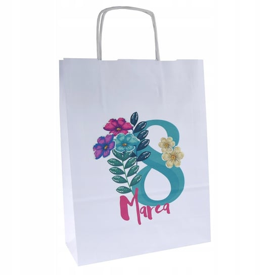 torba papierowa na prezent 8 Marca dzień kobiet x1 - inna (Inny) | Sklep EMPIK.COM