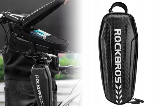Torba rowerowa na ramę pod siedzenie 2 przegródki do hulajgnogi rockbros - Rockbros | Sport ...
