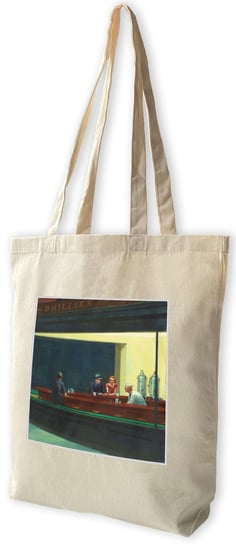 Torba z naszywką Nocne marki Edward Hopper - Szyjemy Sztukę | Moda ...