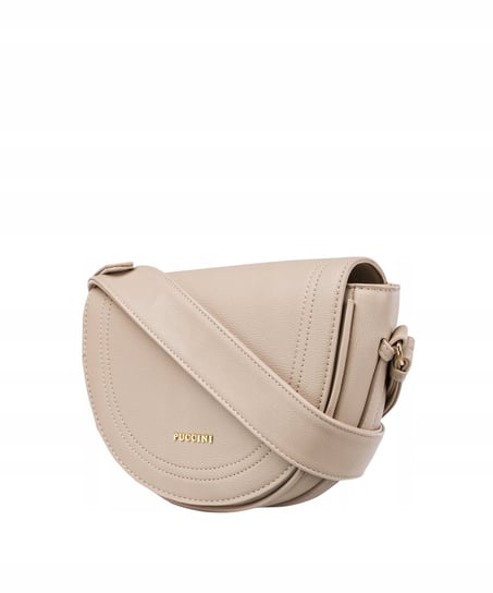 Torebka Damska Listonoszka Crossbody Półksiężyc PUCCINI Beżowa BML019 6A - PUCCINI | Moda Sklep ...