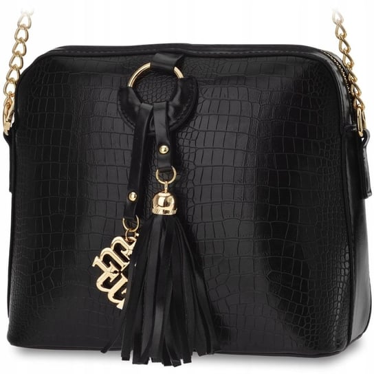 Torebka listonoszka monnari czarna kuferek croco - MONNARI | Moda Sklep EMPIK.COM