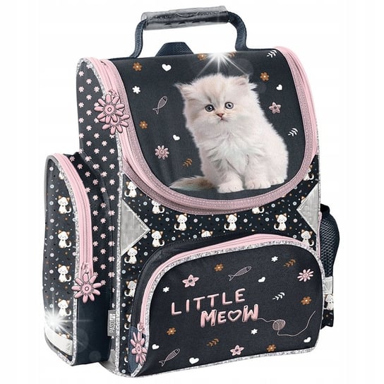 TORNISTER PLECAK SZKOLNY DO 1 KLASY DLA DZIEWCZYNKI KOT KOTEK PIÓRNIK WOREK - inna (Inny ...