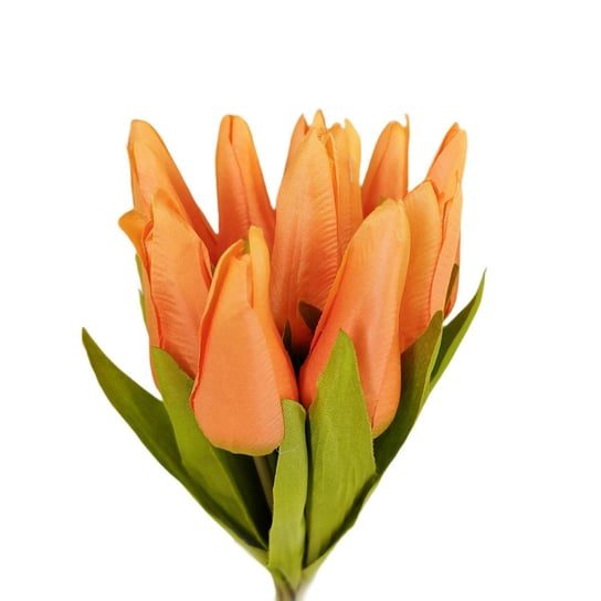 Tulipan pojedynczy M702 jasny pomarańcz 12 szt sztuczny kwiat - Inna marka | Sklep EMPIK.COM