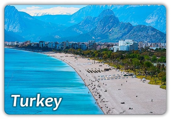 TURCJA - Antalya - Plaża - Magnes na lodówkę - Subliproject | Sklep ...