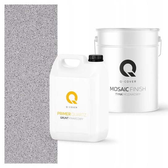 TYNK MOZAIKOWY 25kg + GRUNT 3kg ZESTAW SZARY M03 6.5m2 SZARA MOZAIKA - inna (Inny) | Sklep EMPIK.COM