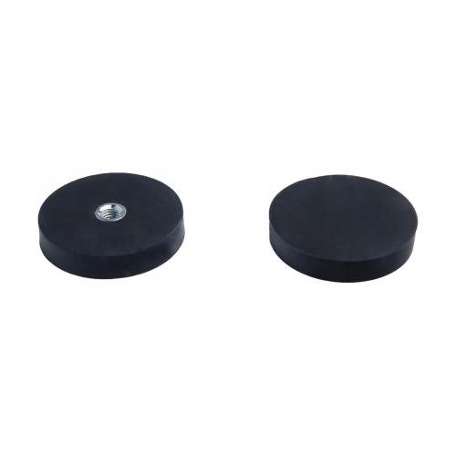 Uchwyt magnetyczny w gumie 36x7 gwint wewnętrzny M4 komplet 5 sztuk ...