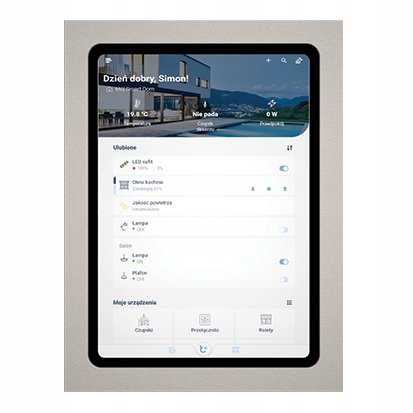 Uchwyt ścienny do Samsung Galaxy Tab A9+ 11"zamknięty biały mat GFC2A9 ...