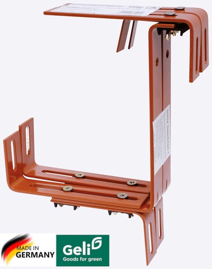 Uchwyty do doniczek balkonowych- metalowy 14,5 x22x19cm /36 kg potrójna ...