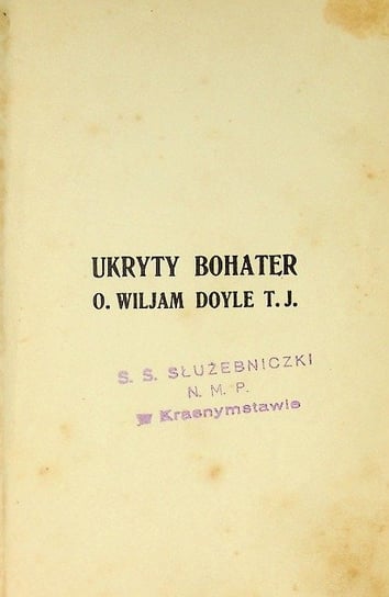 Ukryty bohater 1926 - W opisie | Książka w Empik