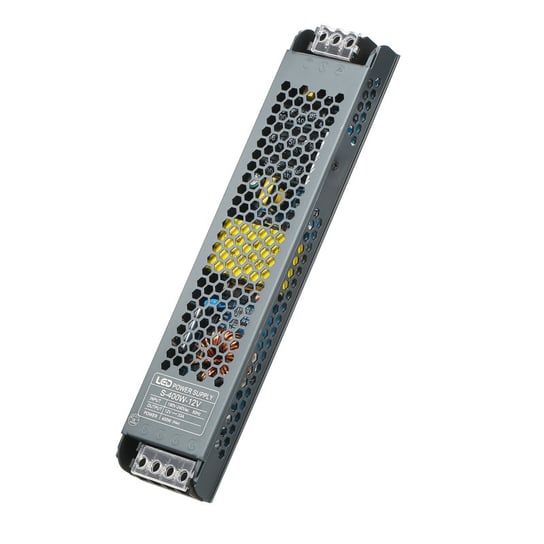 Ultracienki zasilacz transformatorowy do taśm LED AC190V-240V do DC 12V ...