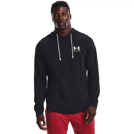 Under Armour, Bluza męska, Sportowa, RIVAL TERRY LC HD, Czarna, 1370401 ...