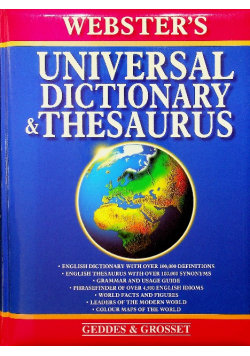 Universal dictionary & thesaurus - Opracowanie zbiorowe | Książka w Empik