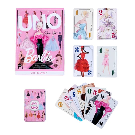 UNO Barbie Fashion Model Collection gra karciana, edycja limitowana na ...