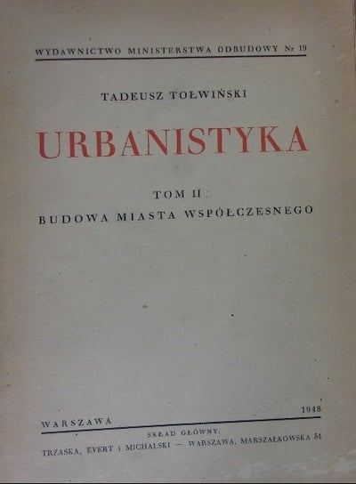 Urbanistyka Tom II 1948 r. - Opracowanie zbiorowe | Książka w Empik