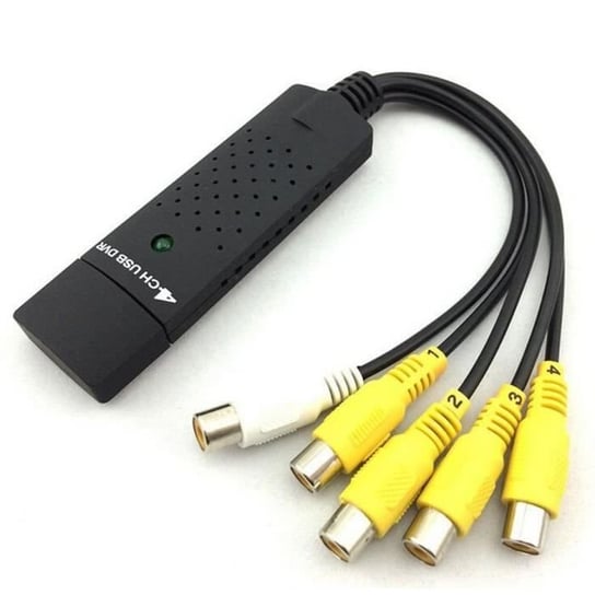 USB 2.0 Easycap 4-kanałowy DVR Kamera CCTV Adapter do rejestratora ...
