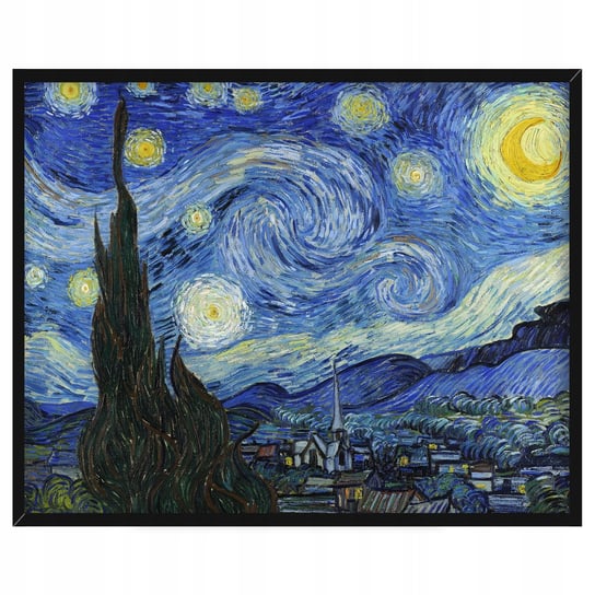 Van Gogh Gwiaździsta noc OBRAZ 40x50 - Inna marka | Sklep EMPIK.COM