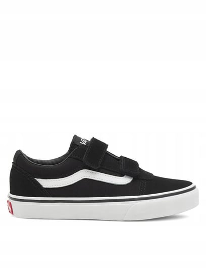 VANS WARD V TRAMPKI DZIECIĘCE ZE SKÓRĄ CZARNE NA RZEPY 35 16KA - Vans ...