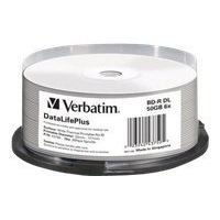 Verbatim DataLifePlus - 25 x BD-R - 50 GB 6x - biały… - Verbatim ...