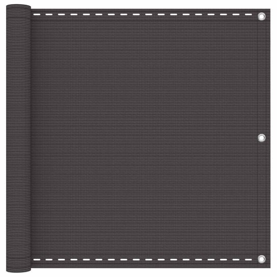 vidaXL Ekran balkonowy antracytowy 120 x 700 cm HDPE i aluminium - Inna ...