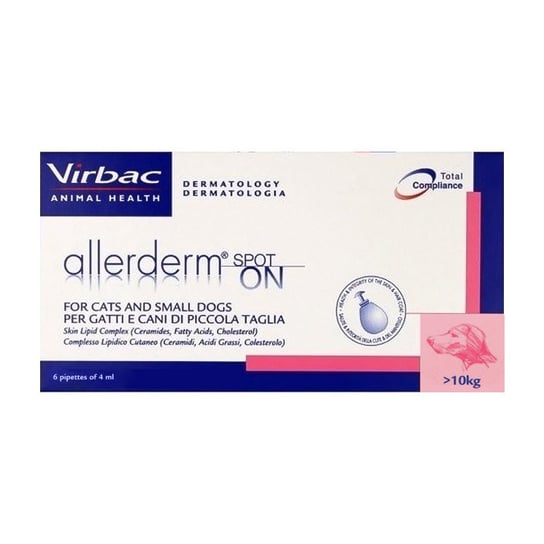 Virbac Allerderm Spot-On 4 ml X 6 pipet - Virbac | Sklep EMPIK.COM