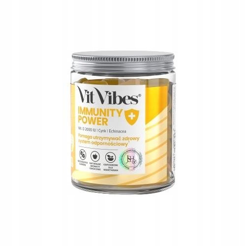 Vit Vibes Immunity Power żelki smak marakuja cytryna, odporność, 60 szt ...