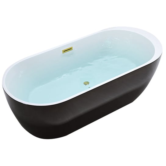 Wanna Wolnostojąca Porto 503B Czarna Przelew Złoty 170X75 Cm Hydrosan - Hydrosan | Sklep EMPIK.COM