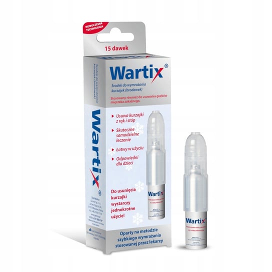 Wartix - środek do szybkiego usuwania kurzajek z dłoni i stóp, 38 ml ...