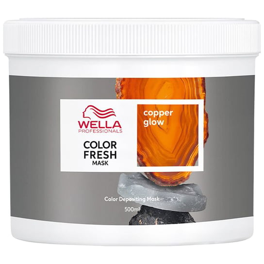 Wella Color Fresh Copper Glow, Maska koloryzująca do włosów, miedziana ...