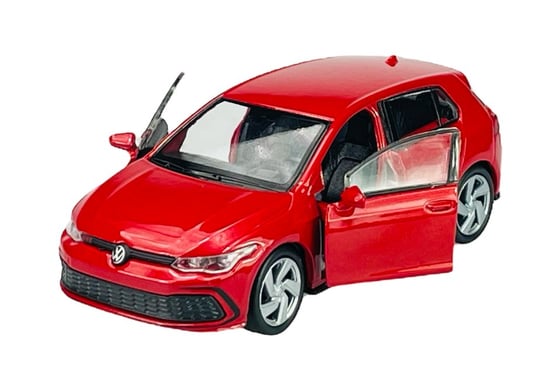 Welly Vw Volkswagen Golf 8 Gti Czerwony 1:34 Samochód Nowy Metalowy ...