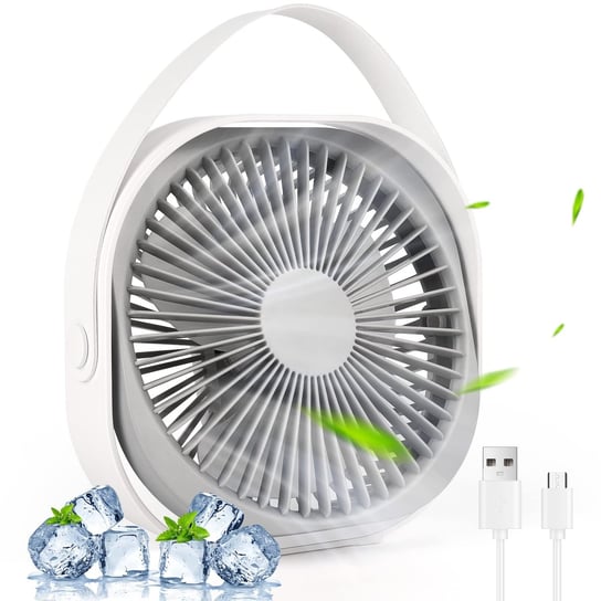 Wentylator biurkowy USB – 3-biegowy wentylator stołowy – 360 ...