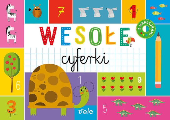 Wesołe cyferki. Blok z tekturą - Inna marka | Prasa Sklep EMPIK.COM