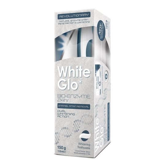 White Glo, Bio Enzyme 24hr Enamel Stain Removal Whitening Toothpaste ...
