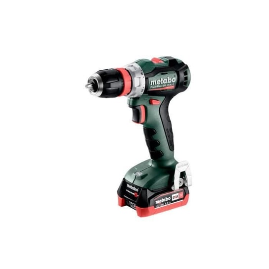 Wiertarka udarowa METABO - powermaxx bs12 bl -12V 2X2AH LI-POWER - CHARGEUR SC 30 - METABOX 118 ...