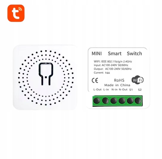 Wifi Mini Tuya Smart Switch 16A DIY inteligentny przełącznik - Inna ...
