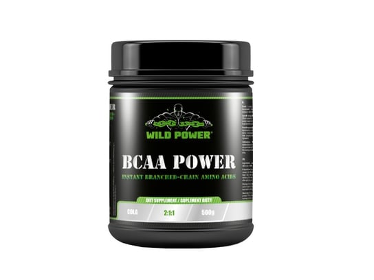 Wild Power, Suplement diety, BCAA Power, naturalny, 500 g - WILD POWER ...