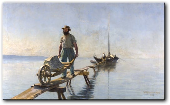William Rothlisberger, rozładunek kamieni. - PR04472 - PRINTORAMA ...