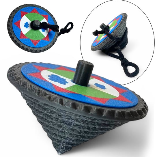 Wirujący BĄCZEK gra Squid Game Paeng gadżet 3D Kajawis SPINNER Paeng-y ...